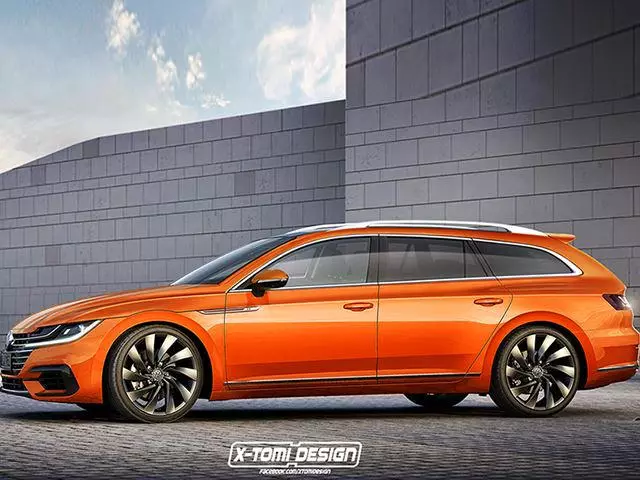 La Volkswagen Arteon sembra sbalorditiva come una station wagon 74767_1