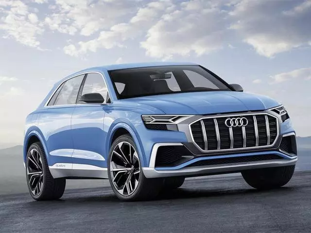 Audi ga-ekpughe echiche RS Q8 ọhụrụ na Geneva nwere ihe karịrị 600 HP 75449_1