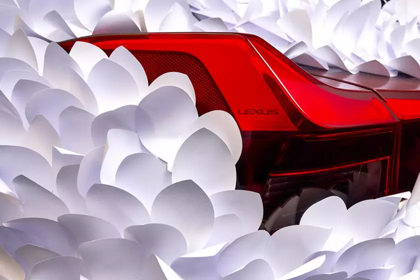 Pappersklädd Lexus UX Art Car inspirerad av japanska Zen Gardens 75719_7