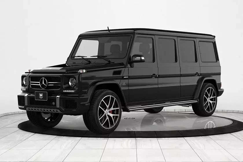 Mercedes-AMG G63 transformat en una amenaçadora limusina blindada 76447_1