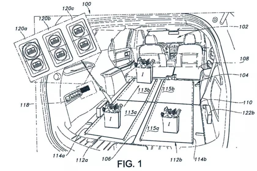 Ford Patents rakományrakodó szállítószalag lusta amerikaiaknak 7650_1