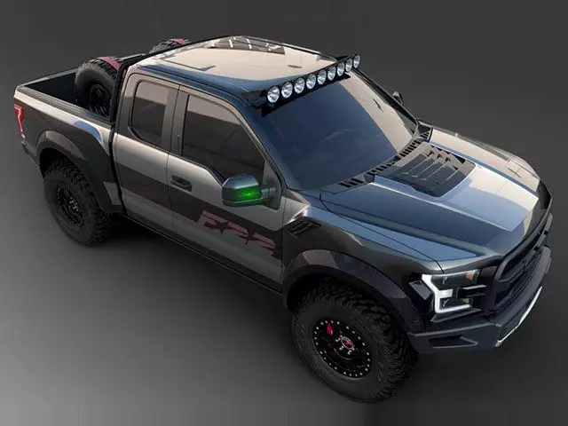 פורד 'F22 Raptor' מותאם אישית 545-HP בהשראת סילון צבאי 76677_1