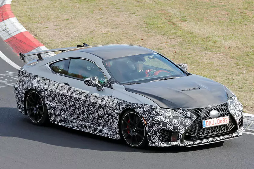 Hardcore Lexus RC F GT spatřen na Nurburgringu 77207_11