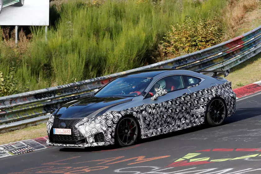 Hardcore Lexus RC F GT é visto em Nurburgring 77207_3