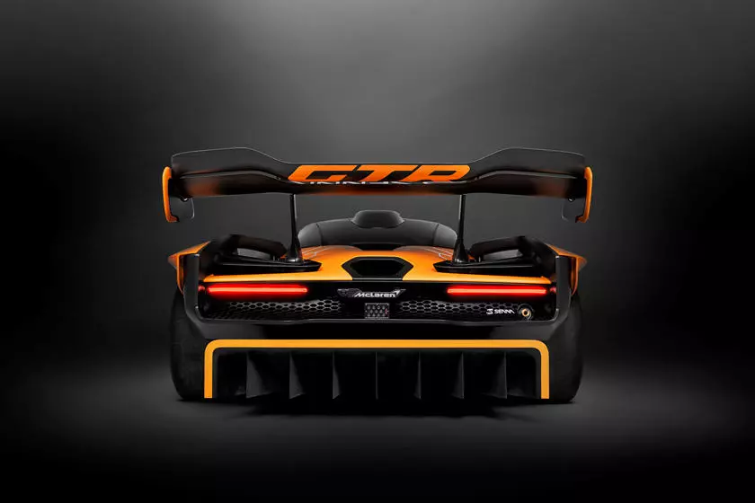 De McLaren Senna GTR genereert een hoop downforce 77592_1