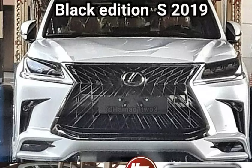 2019 “Lexus LX Black Edition S” resmi taýdan aýan edilmezden öň syzdy 77642_1