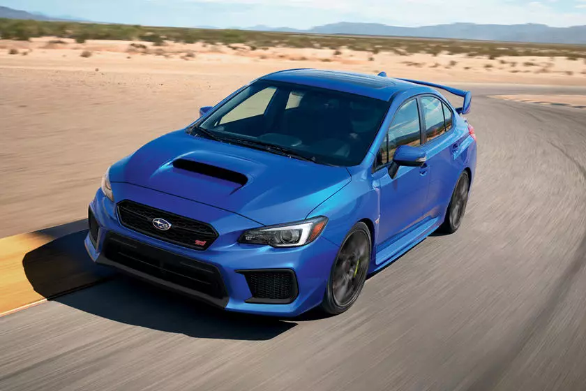 2018-2021 Gyrru Golwg Blaen Subaru WRX STI