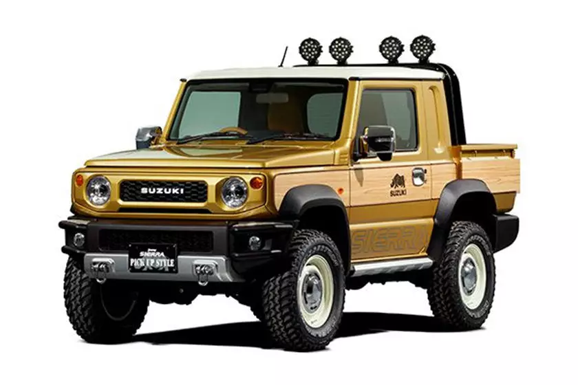 Konsèp pickup Suzuki Jimny a se kalite kamyon Amerik pa ka genyen 7829_1