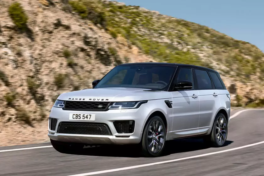2018-2021 Land Rover Range Rover Sport Front View Driving