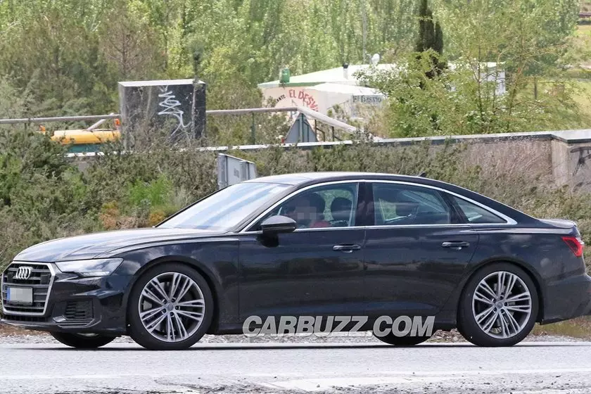 Audi S6 2019 vërehet duke përkulur muskujt e tij pa kamuflazh 81134_4