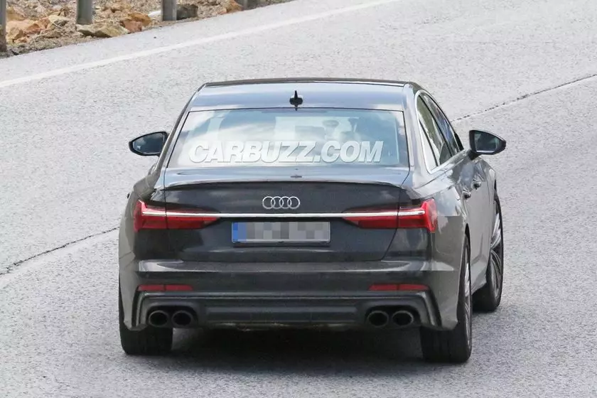 Audi S6 2019 vërehet duke përkulur muskujt e tij pa kamuflazh 81134_8