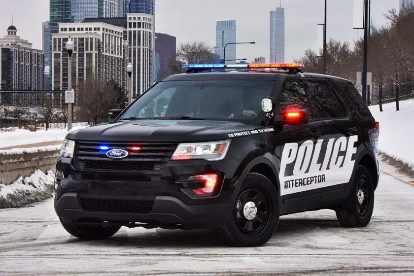 New Ford Police Interceptor E Fetoha Pele-Rated Hybrid Hybrid SUV 81391_4