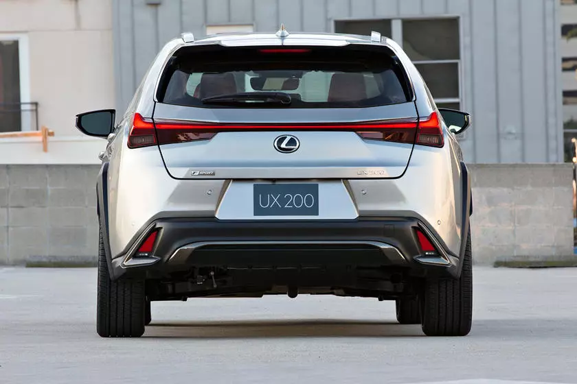 Pandangan Belakang Lexus UX 2019-2021