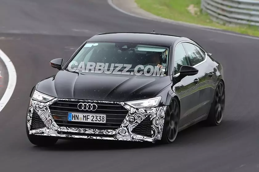 2019 Audi RS7 Sportback Spied που επιτίθεται στο Nurburgring 83607_1