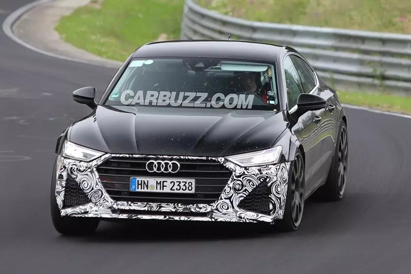 2019 Audi RS7 Sportback Spied Attacking Lub Nurburgring 83607_2