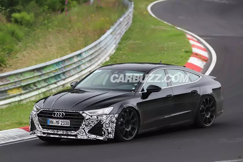 2019 Audi RS7 Sportback Spied hyökkää Nürburgringille 83607_3