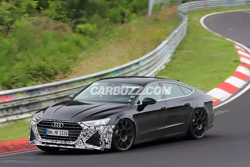 2019 Audi RS7 Sportback Spied Attacking Lub Nurburgring 83607_4