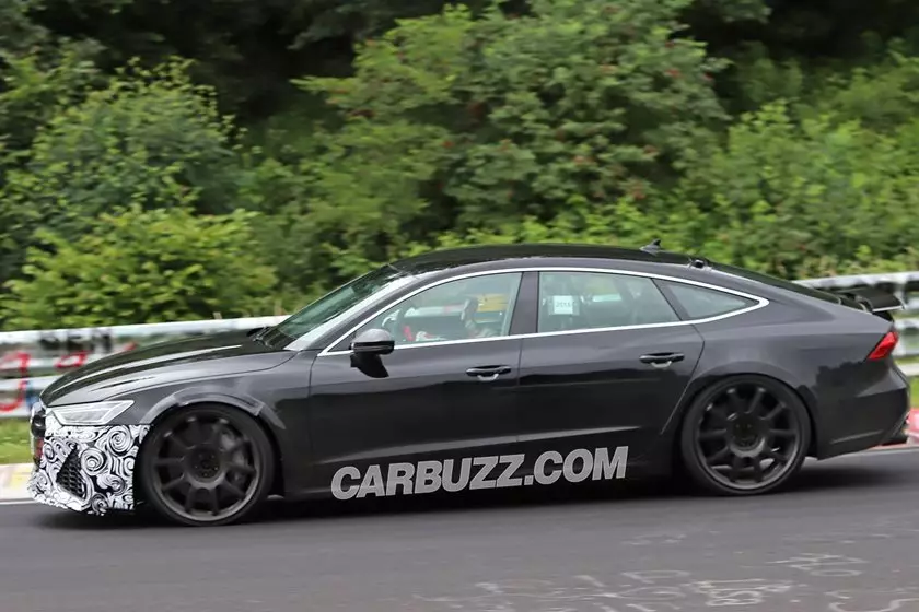 2019 Audi RS7 Sportback Spiding Attacking The Nurburgring 83607_5