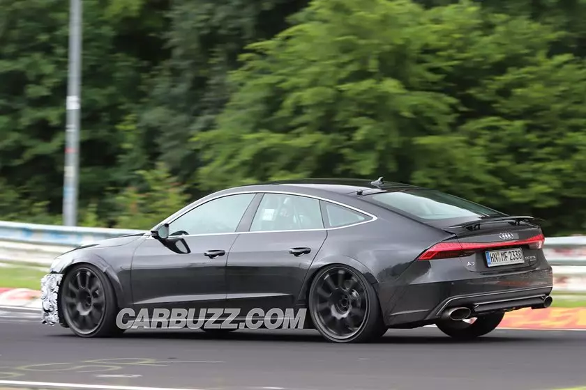 2019 Audi RS7 Sportback Spiding Attacking The Nurburgring 83607_7