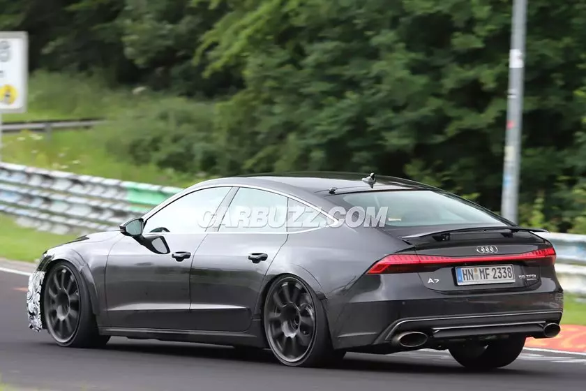 2019 Audi RS7 Sportback Spiding Attacking The Nurburgring 83607_8