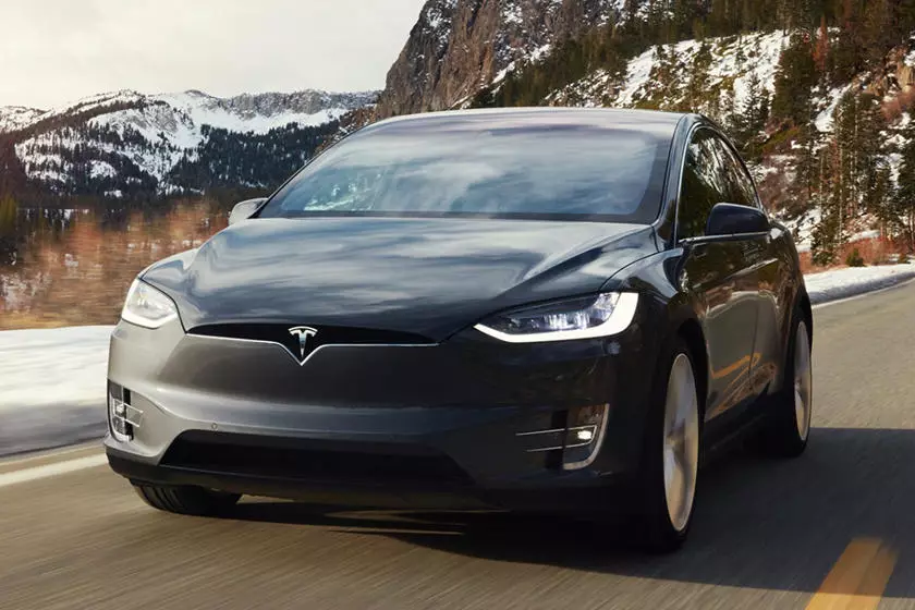 2016-2020 Tesla Model X P100D წინა ხედის მართვა