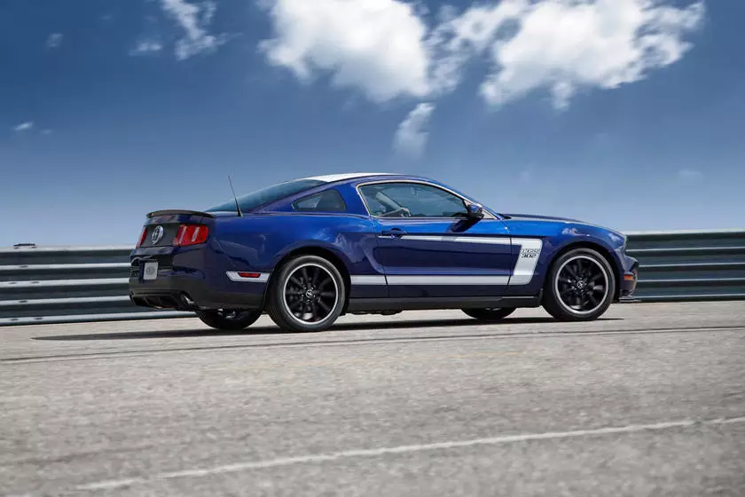 2012-2013 Ford Mustang Boss 302 Rear Angle View