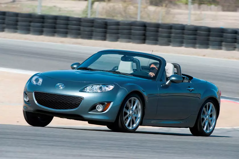 2009-2012 Mazda MX-5 Miata Convertible Front View Driving