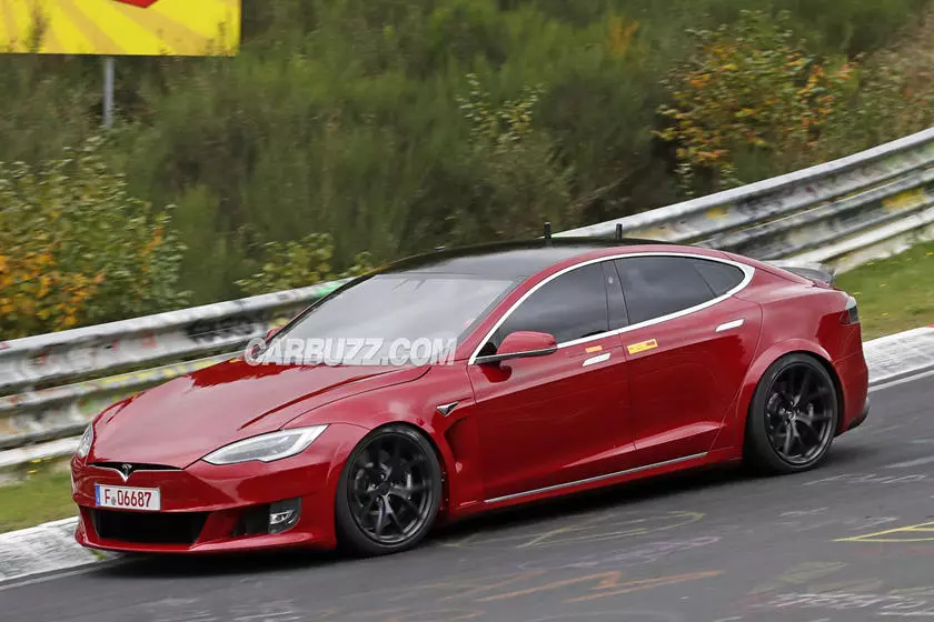 Tesla Model S Plaid ត្រូវបានគេរាយការណ៍ថាបានធ្លាក់នៅ Nurburgring 84845_3