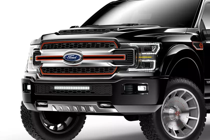 2019 Ford F-150 Harley-Davidson hugmyndabíll fagnar 115 árum af frábærum hjólum 85803_7