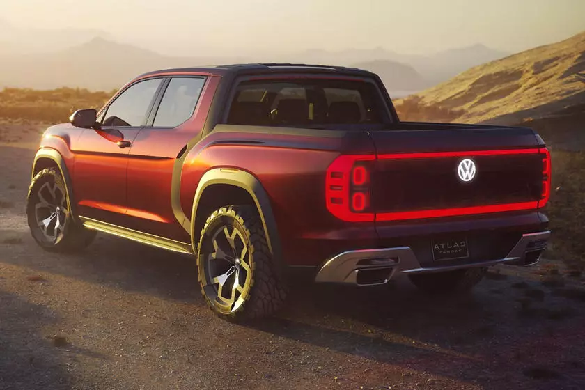 Volkswagen Atlas Tanoak-bakkie kan die Honda Ridgeline onderkry 85863_2