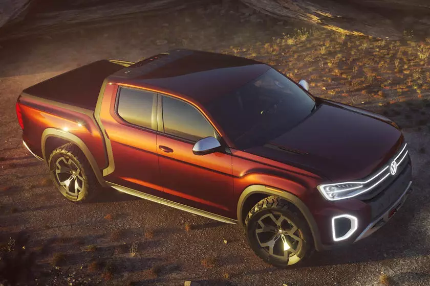 Volkswagen Atlas Tanoak-bakkie kan die Honda Ridgeline onderkry 85863_3