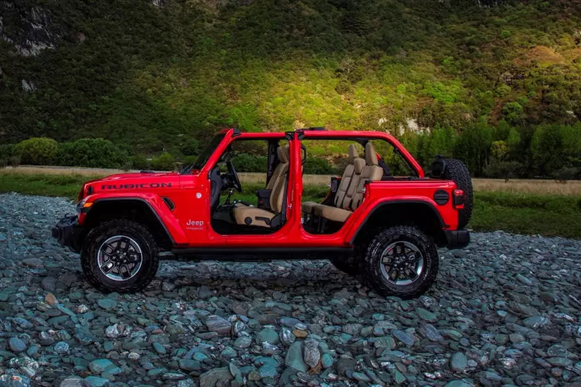 Jeep Wrangler 2018-2020 Neomejen stranski pogled