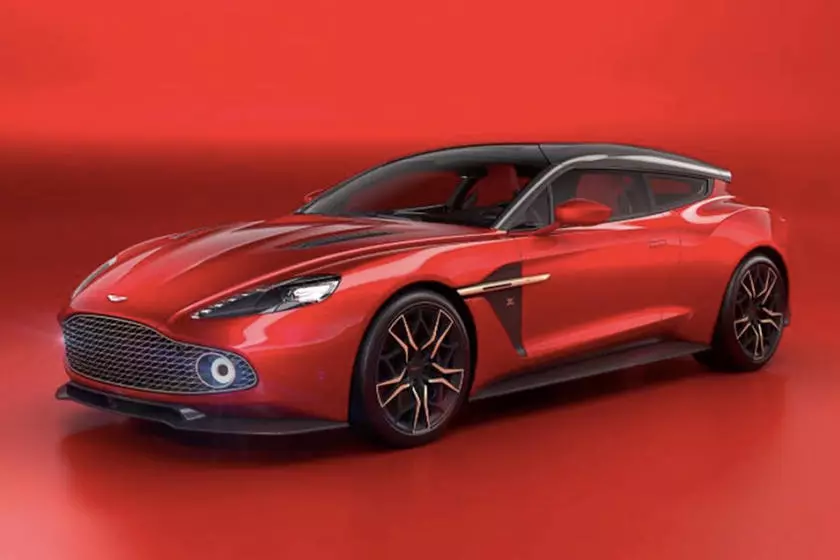 Mae Brêc Saethu Aston Martin Vanquish Zagato yn Edrych yn syfrdanol o hardd yn y metel 87185_5