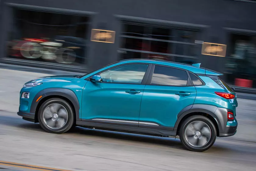 2019 Hyundai Kona EV डाव्या बाजूचे दृश्य