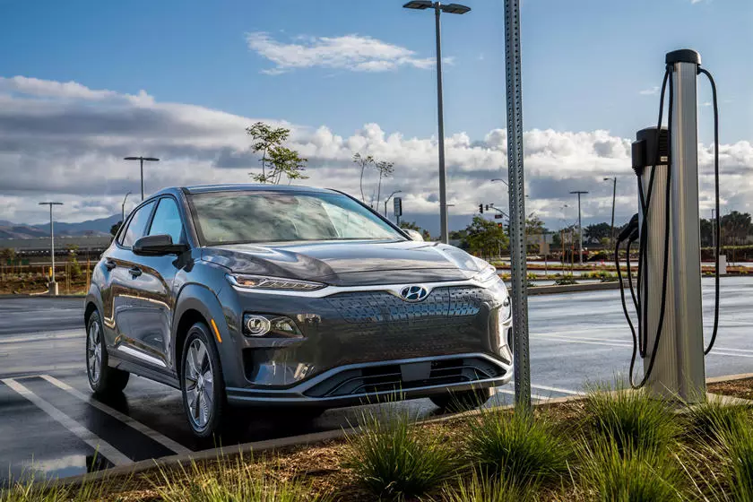 Vue de face du Hyundai Kona électrique 2019