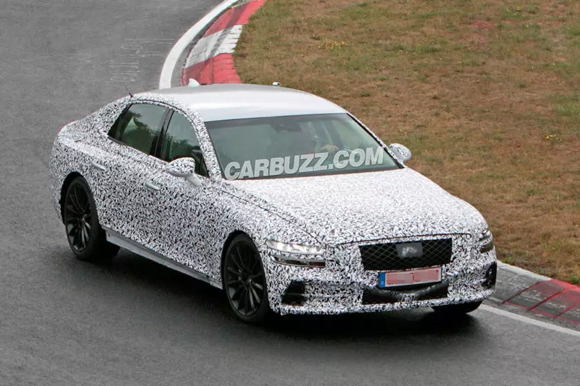 2020 Genesis G80 Spied With GV80 Concept Styling Cues 88268_3