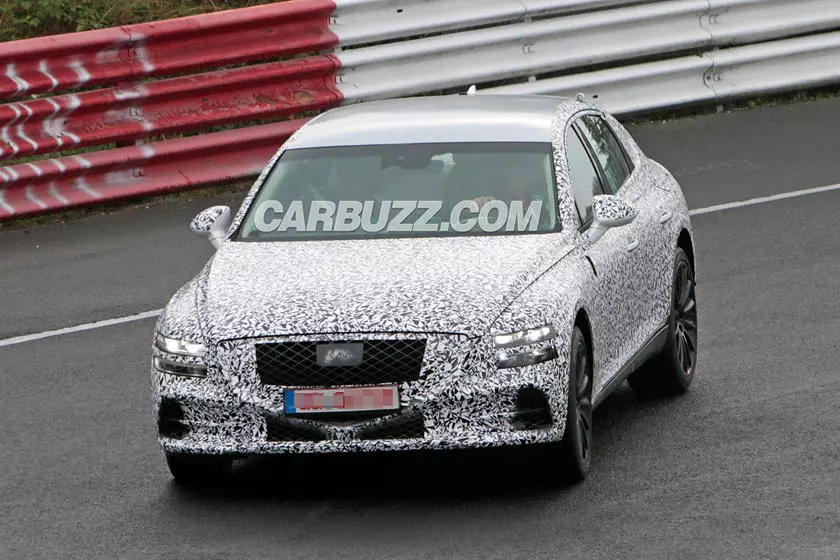 2020 Genesis G80 Spied With GV80 Concept Styling Cues 88268_8