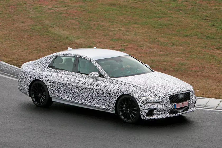 2020 Genesis G80 Spied With GV80 Concept Styling Cues 88268_9