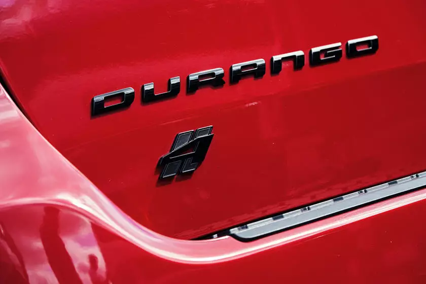 Badge arrière Dodge Durango SRT Hellcat 2021