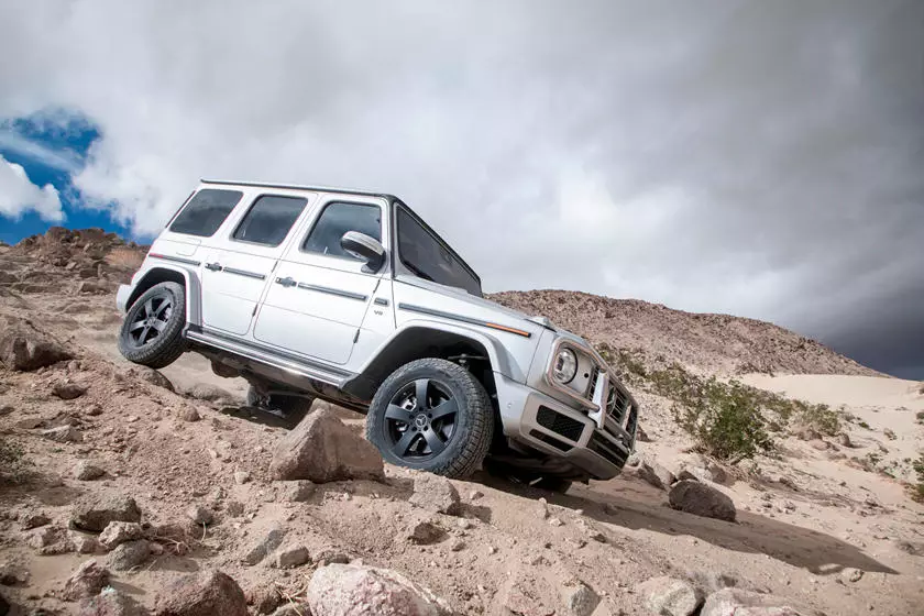 2019-2020 Mercedes-Benz G-razred G550 pogled spredaj Vožnja