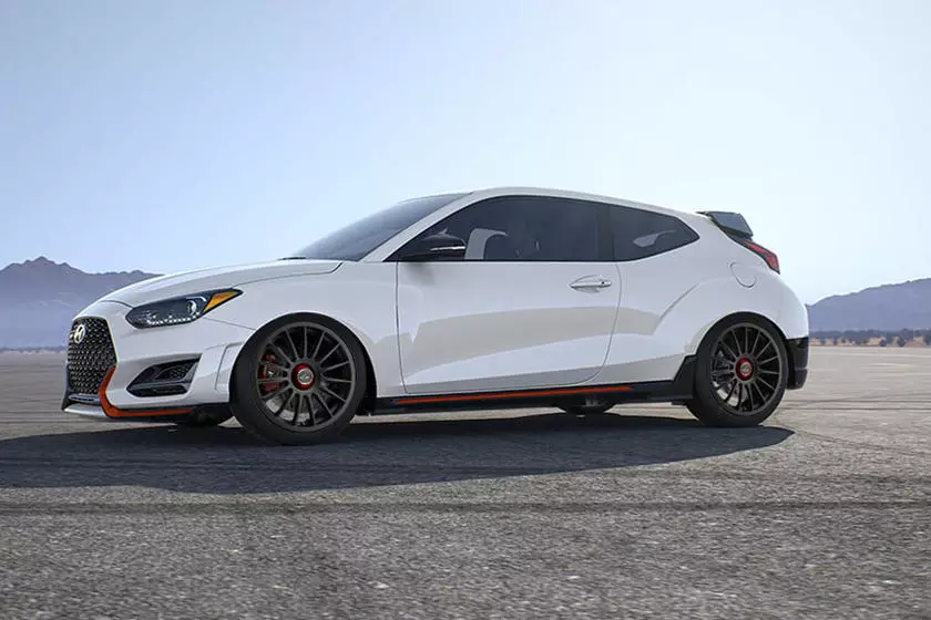 Custom Hyundai Veloster N yra Honda Civic Type R Killer 90127_1