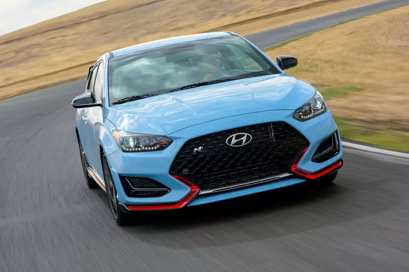 2019-2020 Hyundai Veloster N Front View Driving