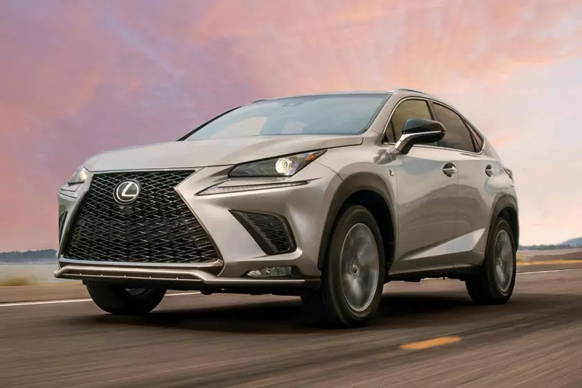 2018-2020 Lexus NX Front View Driving