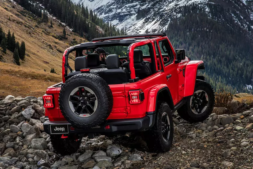 2018-2021 Jeep Wrangler Rear Angle View