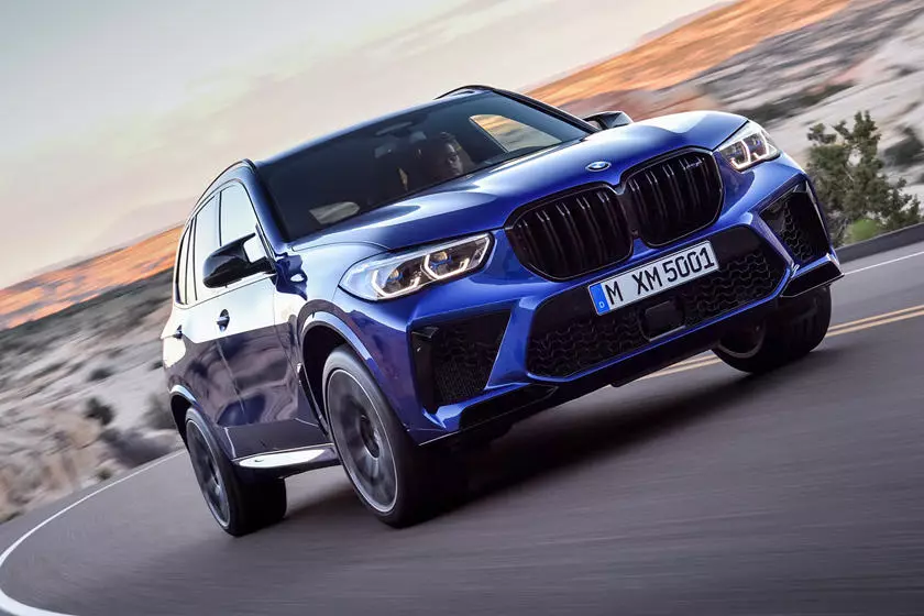 2020-2021 BMW X5 M Front View Tsav