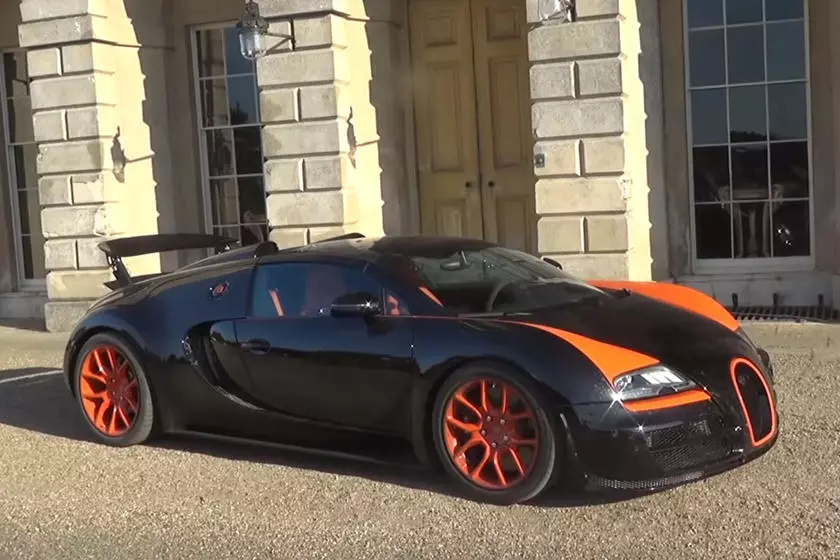 Гледајте како Bugatti Veyron Grand Sport Vitesse поставува крофни на патека за рели 90848_7
