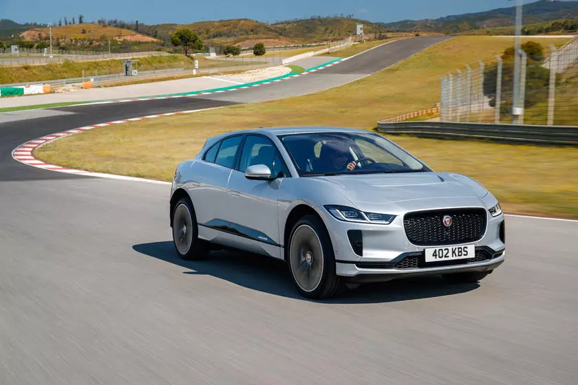 ការបើកបររថយន្ត Jaguar I-Pace Front View ឆ្នាំ 2019-2020