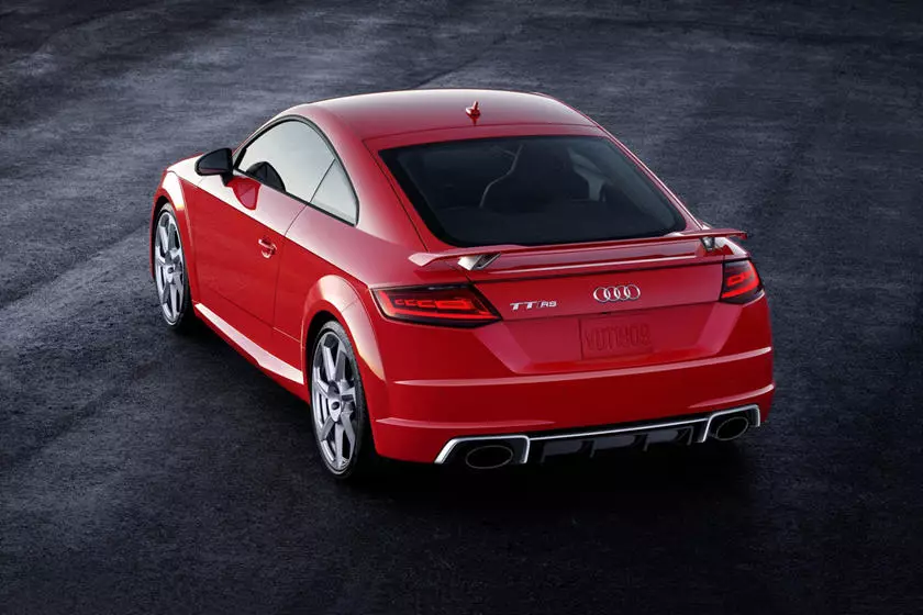 2018-2019 Audi TT RS มุมมองด้านบน