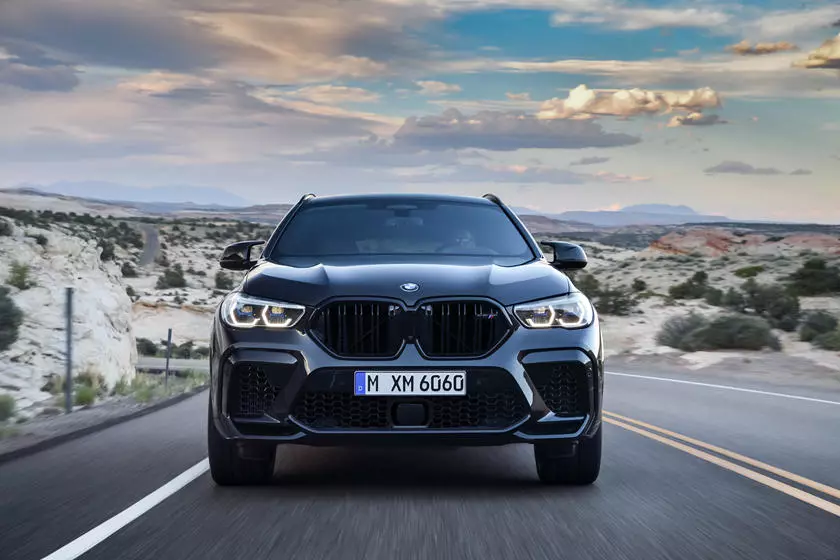 2020 BMW X6 M Front View Driving