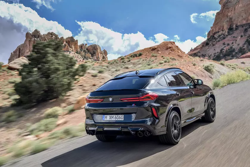 2020 BMW X6 M Rear View Pagmaneho